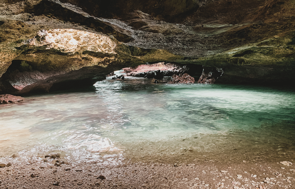 Makua Beach & Mermaid Caves at Nanakuli Beach Park on Oahu